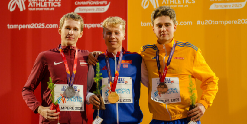 Rīgas SS “Arkādija” pārstāvim sudraba medaļa Eiropas junioru (U20 ...